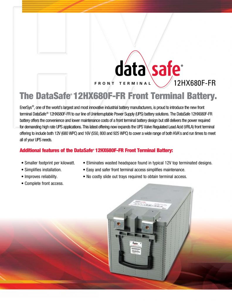 US-HXFT680-RS - Datasafe Batteries Canada